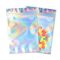 China Flat Holographic Aluminum Foil Bag Non Toxic Candy / Soap Use for sale