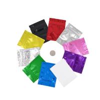 China Metallic Vacuum Heat Seal Aluminum Foil Bag With Tear Notches for sale