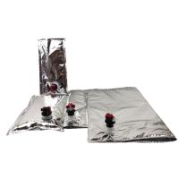 China Spout Top 25 Liter Wine Bib Bag In Box Double Layer PE Film for sale