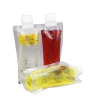 China Plastic Clear 8.4oz Liquid Spout Bag For Juice 60-200micron Thickness for sale