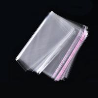 China 7*10cm Clear Flat OPP Poly Packaging Bag Self Adhesive For Cellophane Low MOQ for sale