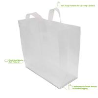 China Large Reusable Shopping k Packaging Bag With Gusset Cardboard Bottom for sale