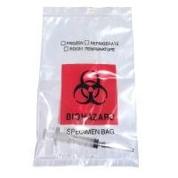 China Polypropylene k Specimen Biohazard Trash Bag With Document Pouch for sale