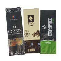 China 8 Oz Biodegradable Coffee Aluminum Foil Bag Stand Up With Valve for sale