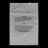 China 0.025- 0.14mm Biodegradable Packaging Bag CPE EVA Frosted Zipper For Cloth for sale