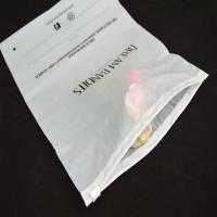 China 0.025- 0.14mm Biodegradable Packaging Bag CPE EVA Frosted Zipper For Cloth for sale