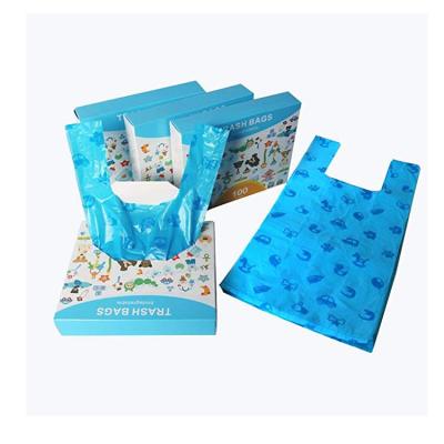 China 2.5''*1.1'' Biodegradable Dog Poop Bags , 2.49 Pounds Pet Trash Bags for sale