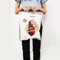 China Disposable 0.1-0.5mm PET / VMPET Hot Cold Food Thermal Insulated Delivery Bags for sale