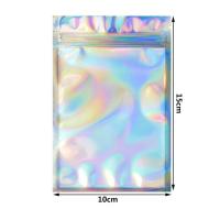 China Holographic OPP Aluminum Foil Bag Food Packaging Use Smell Proof for sale