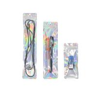 China Hologram BOPP / VMPET / CPP Zip Lock Aluminum Foil Bag Transparent for sale