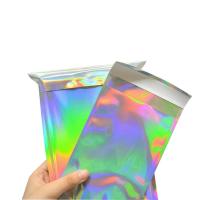 China 50um Poly Metallic Shipping Envelopes , 4.3 by 6.2in Holographic Poly Mailers for sale