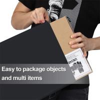 China Thickness 0.07mm Poly Shipping Bags , 11×15 Inch Black Poly Mailers With Handle for sale