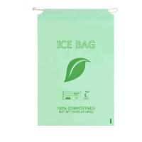 China 1.5mil Ice Poly Packaging Bag Biodegradable Compostable Storage Use Low MOQ for sale