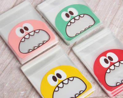 China 3.9 X 3.9 Inches Big Mouth Poly Packaging Bag Cookie Cellophane Pouch for sale