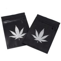 China Resealable Black Mylar k Packaging Bag With Window CMYK / Pantone Printing for sale