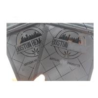 China Resealable Black Mylar k Packaging Bag With Window CMYK / Pantone Printing for sale