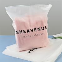 China EVA Slider Zip Lock Plastic Bags , Matte Frosted Garment Packing Bags for sale