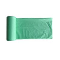 China 11-210mic Green Biodegradable Garbage Bags Compostable For Home Clean for sale