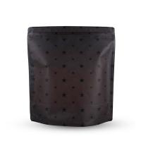 China Weed Mylar Black k Packaging Bag Smell Proof With Window for sale