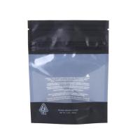 China Weed Mylar Black k Packaging Bag Smell Proof With Window for sale