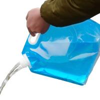 China Flodable 2.8oz 5L Blue Liquid Pouch With Spout Drinking Water use for sale
