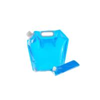 China Flodable 2.8oz 5L Blue Liquid Pouch With Spout Drinking Water use for sale