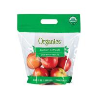 China Resealable BOPP Banana Storage Bag , Handled Fresh Vegetable Storage Bags for sale