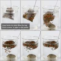 China Carp Fishing Polyvinyl Alcohol Water Soluble Bag For Boilie Width 8cm for sale
