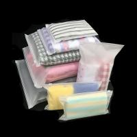 China Frosted 0.18mm k Packaging Bag T Shirt Slider k Pouch for sale