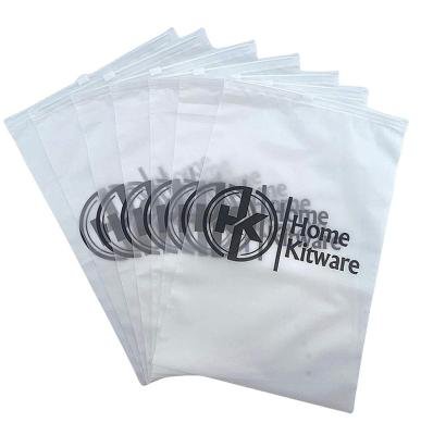 China 7.5*11.5in Travel Frosted k Packaging Bag For Apparel / Cosmetic for sale