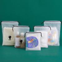 China 15cm*20cm Drawstring Plastic Bag Waterproof 50-200microns Thickness for sale