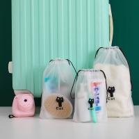 China 15cm*20cm Drawstring Plastic Bag Waterproof 50-200microns Thickness for sale