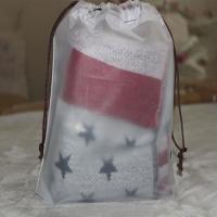 China 15cm*20cm Drawstring Plastic Bag Waterproof 50-200microns Thickness for sale