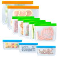 China 11.2 X 10.2 Inch BPA Free PEVA k Packaging Bag For Sandwish Storage for sale