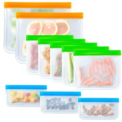 China 11.2 X 10.2 Inch BPA Free PEVA k Packaging Bag For Sandwish Storage for sale