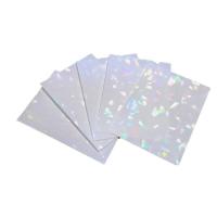 China Rainbow OPP Womens Credit Card Holder , Holographic Star Baseball Card Sleeves for sale
