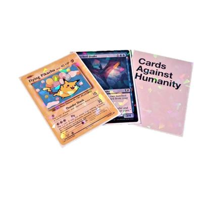 China Rainbow OPP Womens Credit Card Holder , Holographic Star Baseball Card Sleeves for sale