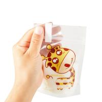 China BPA Free Freezer Standing Pouch Spout , 100ML Breast Milk Storage Bag for sale