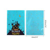 China Halloween LDPE Favor Candy Poly Packaging Bag With Ribbon for sale