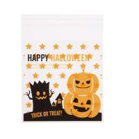China Self Adhesive 10*10cm OPP Poly Packaging Bag For Halloween Treat for sale