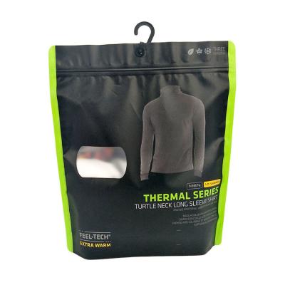 China VmPET Underwear k Packaging Bag With Hanging Hook ASP for sale