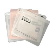 China ASP PE Zipper Storage Bags , 12pcs Frosted T Shirt Packaging Pouch for sale