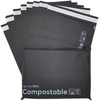 China 10*13inches PLA Biodegradable Packaging Bag 100% Compostable for sale