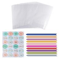 China 25x16cm Party Favor Flat OPP Poly Packaging Bag With Ribbons Bows for sale