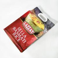 China 1kg 2kg 5kg 10 Kg Poly Bag , Flat Bottom Thailand Basmati Rice Packaging Bag for sale