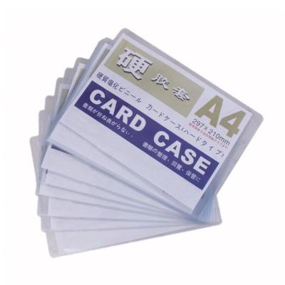 China 148x102mm A3 A4 A6 35pt Trading Card Sleeve Waterproof Hard for sale