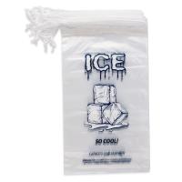 China Portable 8lb 10lb 20lb 25lb Poly Packaging Bag For Ice Cube Packing for sale