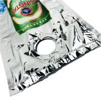 China Disposable 3layer Bottle Cooler Bag , VMPET Single Bottle Wine Cooler Bag for sale