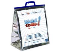 China Freezable Insulated Thermal Cooler Bag , PET/VMPET Tote Lunch Bag for sale