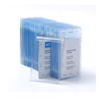 China Clear Horizontal PVC Sublimation CDC Trading Card Sleeve For Travel for sale
